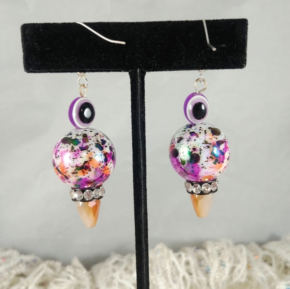 Jewelry | Halloween Earrings Cyclops Ice Cream Eye Scream Spooky Cute ...